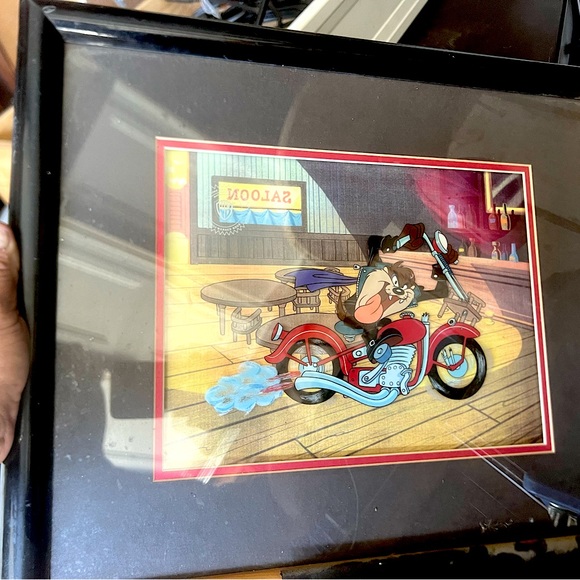 Warner Bros. | Wall Decor | Taz Motorcycle Warner Bros Animation | Poshmark